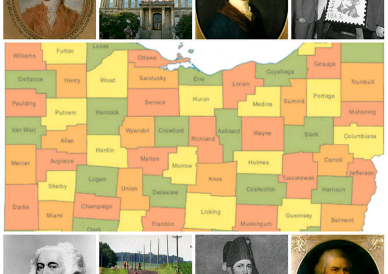 How Ohio’s 88 counties got their names | Ohio Democratic County Chairs ...
